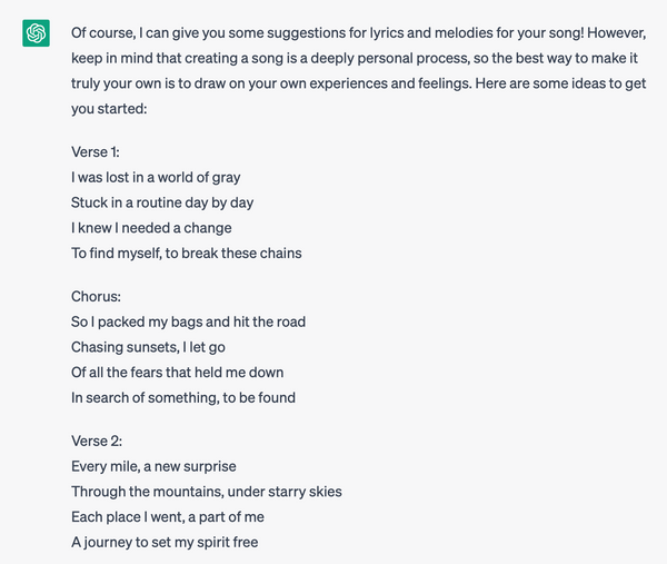 5 Ways to use ChatGPT for artists and musicians