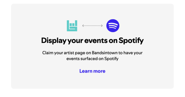 How to Get Your Concerts Listed on Spotify's Live Events Feed and ...